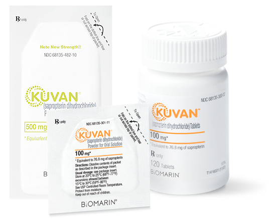 KUVAN Dosage Forms | KUVAN